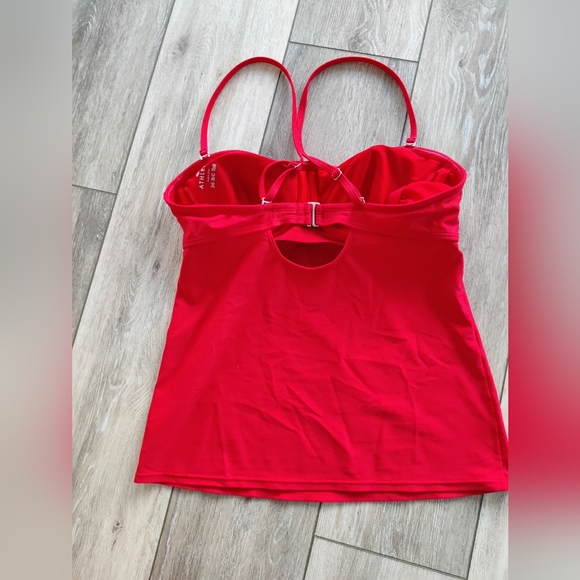 Athleta | Tops | Athleta Red Womens Swim Top | Poshmark